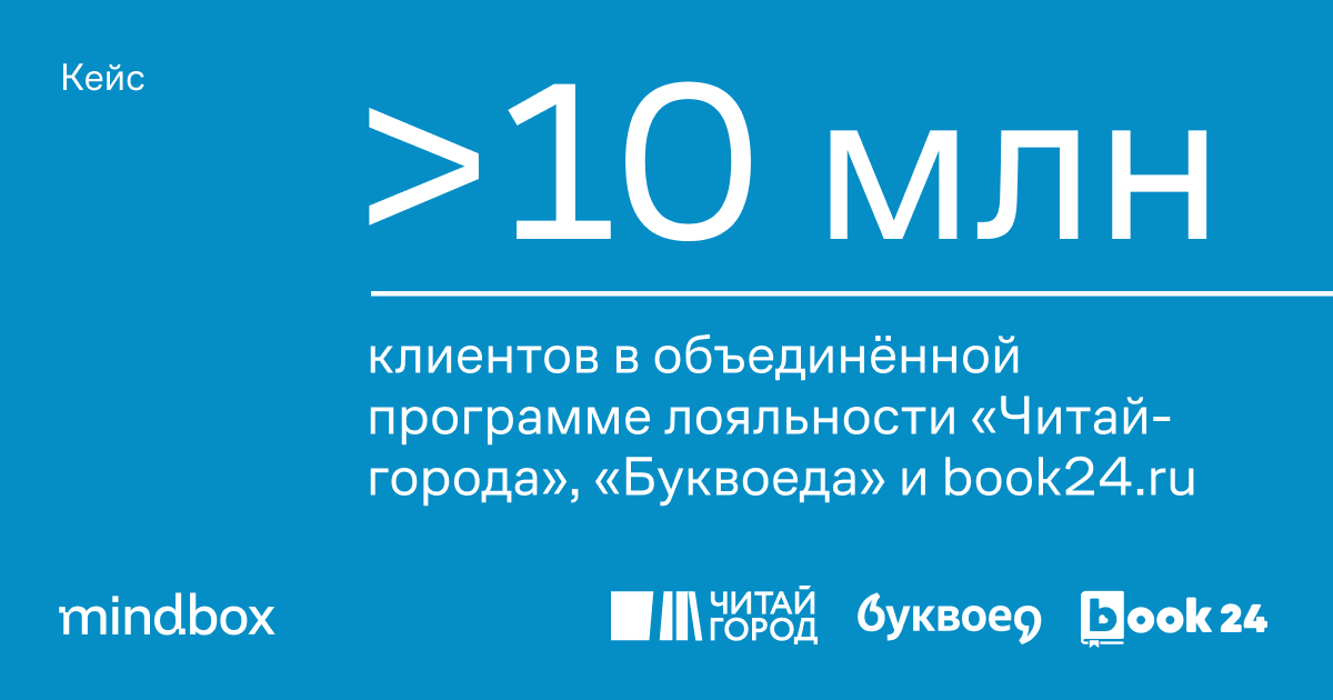 Читай-город, Буквоед и book24.ru: как объединили программу лояльности трех брендов с более чем ...
